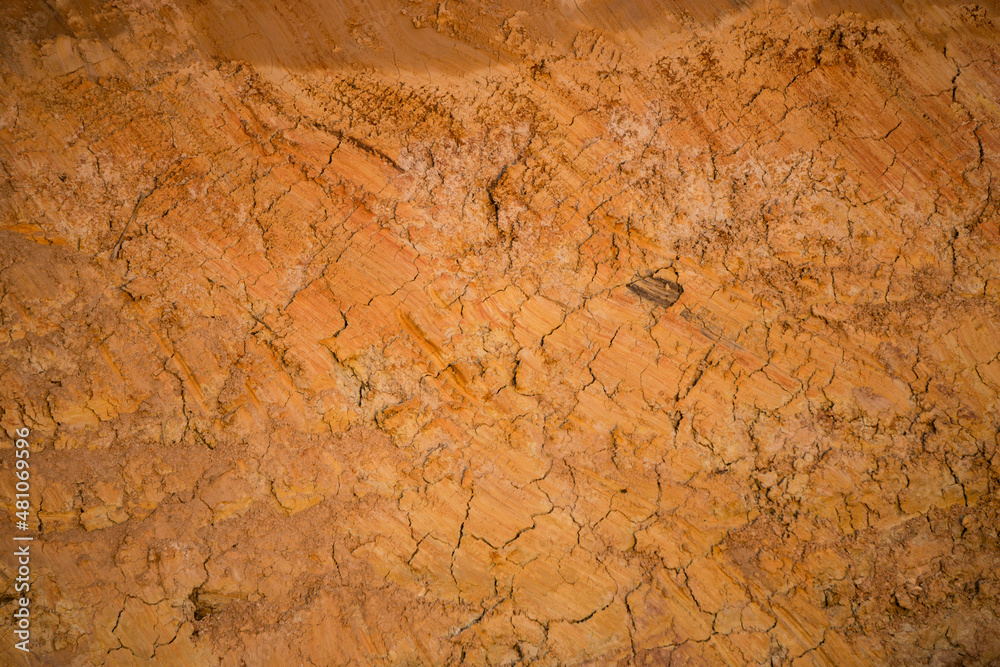 Soil and sand textures showing erosion and designs created by nature ...
