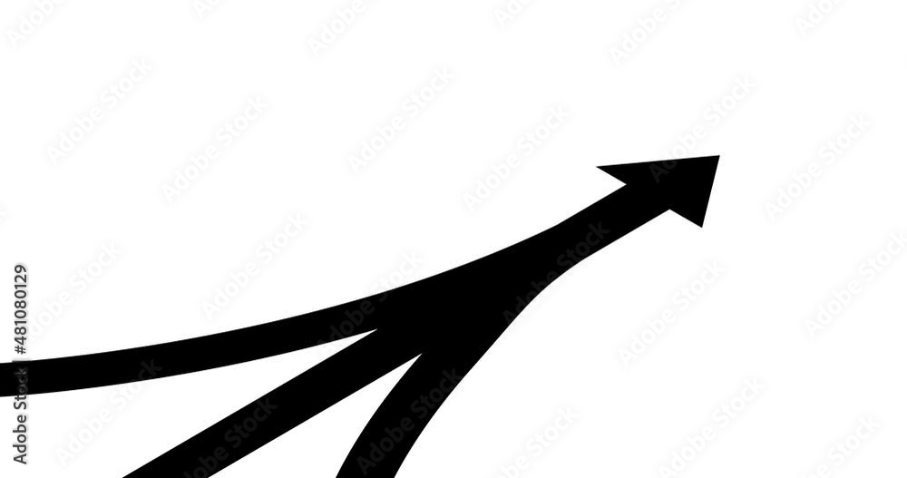 Pathway Arrows Animated On Isolated on Various Backgrounds Stock ビデオ ...