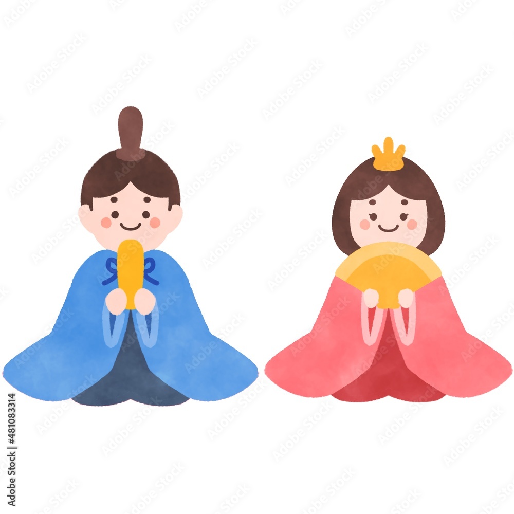 雛人形 イラスト素材 Stock Illustration Adobe Stock