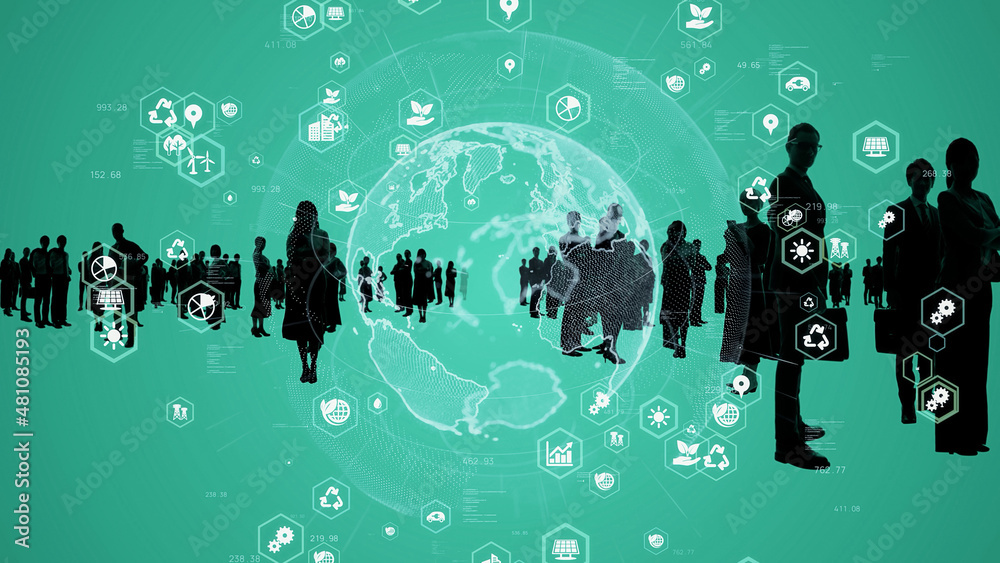 Environmental technology concept. Sustainable development goals. SDGs ...