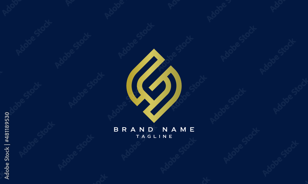 GS, SG, ASG, GAS, AGS, Abstract initial monogram letter alphabet logo ...