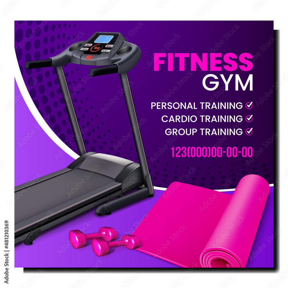 fitness gym poster sport workout background layout concept. extreme ...