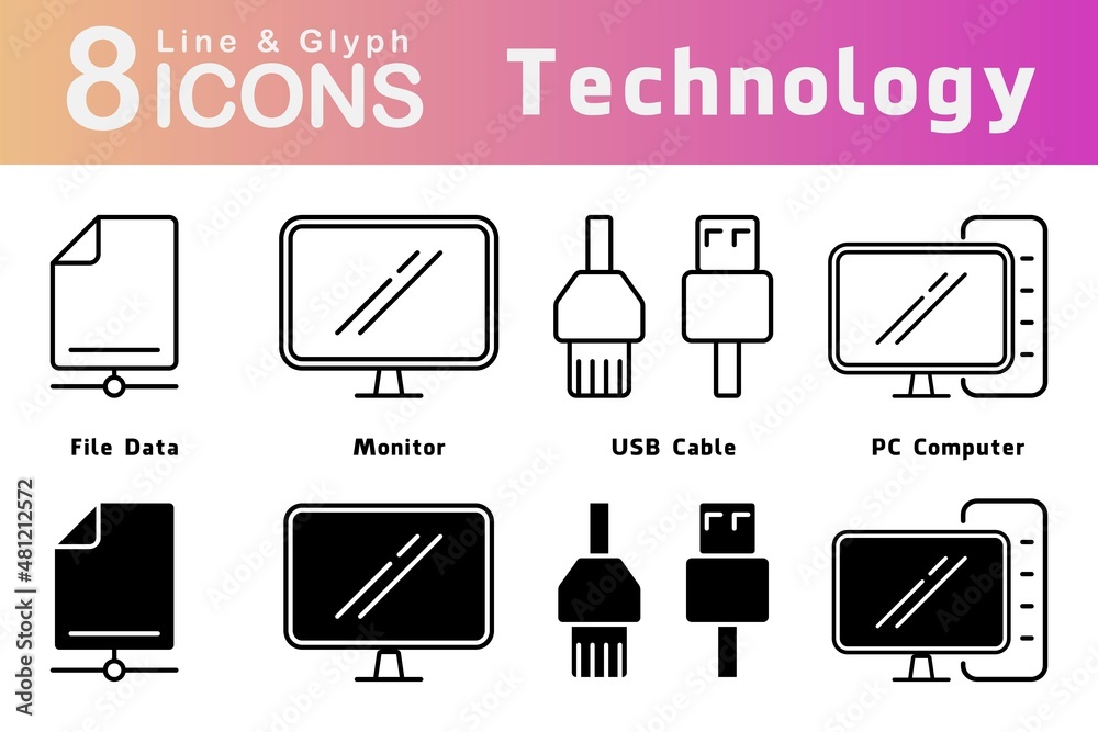 This technology icon is made by prioritizing its functions that are ...