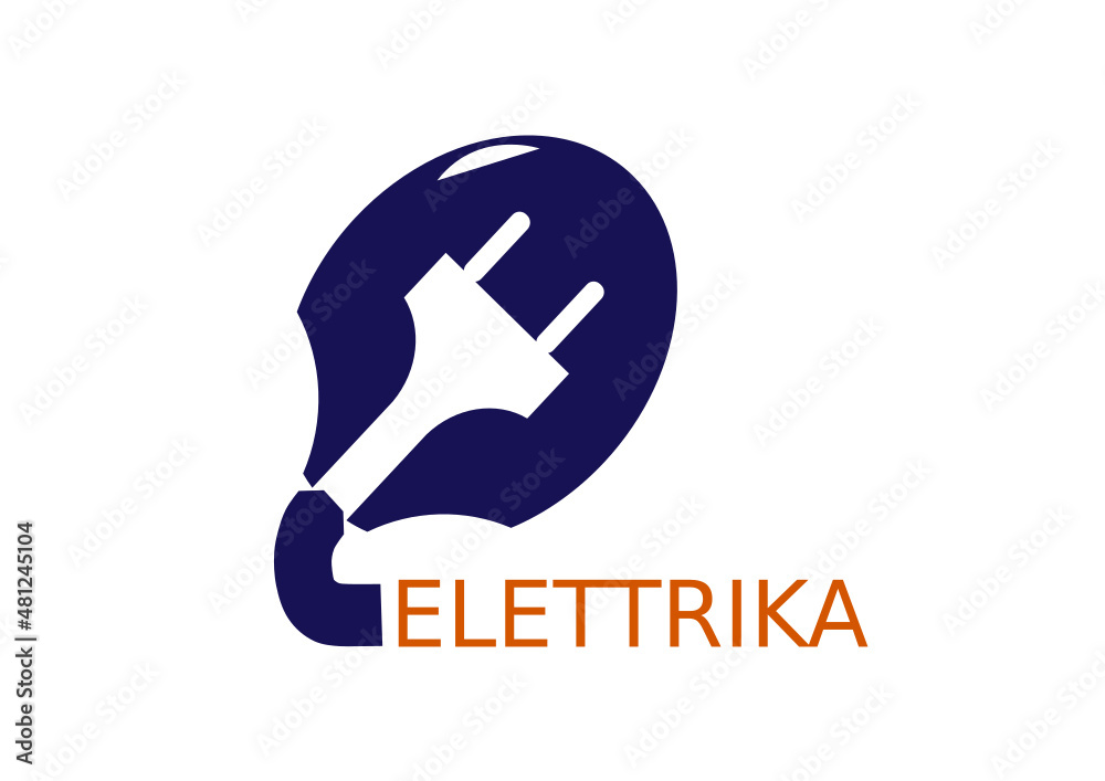 logo elettricista Stock Vector | Adobe Stock