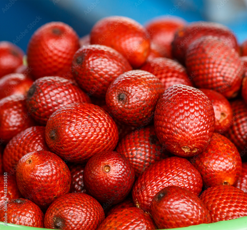 Buriti fruit of the amazon jungle Stock Photo | Adobe Stock