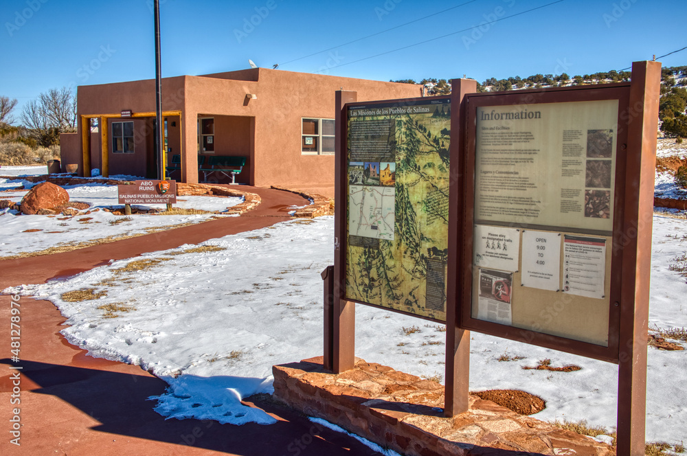 Mountainair, New Mexico, United States 1-17-21 Remote National Monument ...