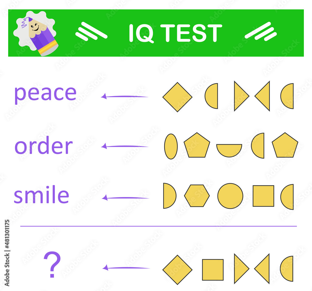 What word should be instead of a question mark? Intelligence puzzle ...
