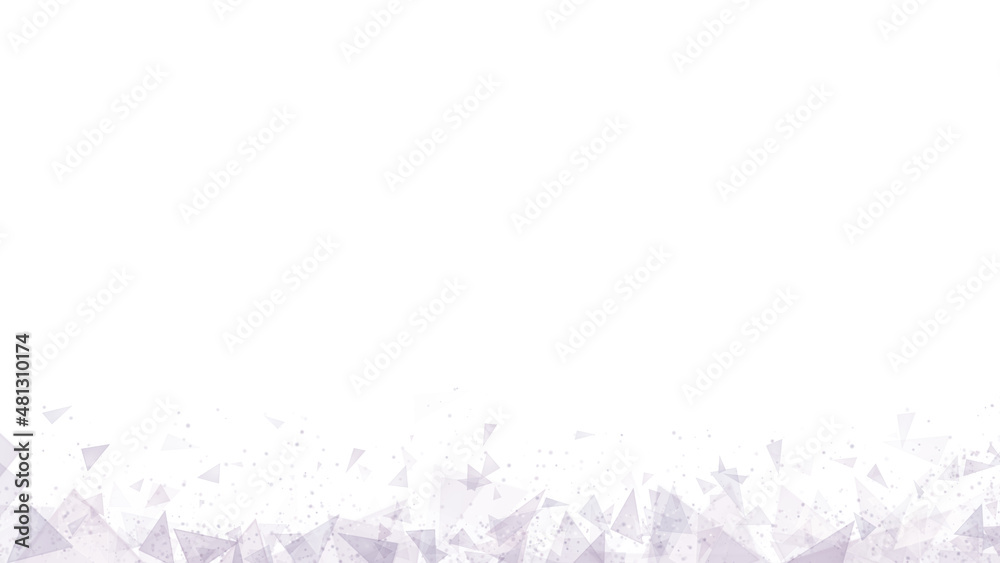 Frame background with simple triangular light and like a piece of glass ...