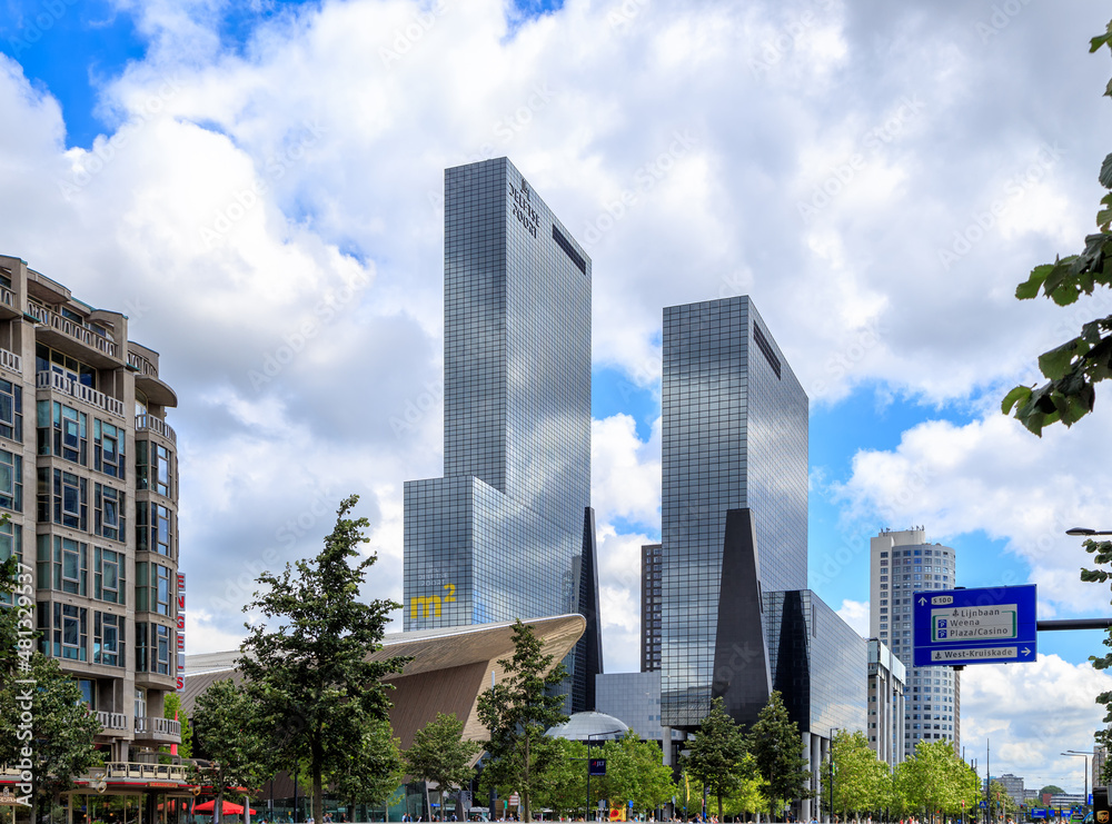 Rotterdam, Netherlands - July 1, 2019: Delftse Poort (Delft Gate ...
