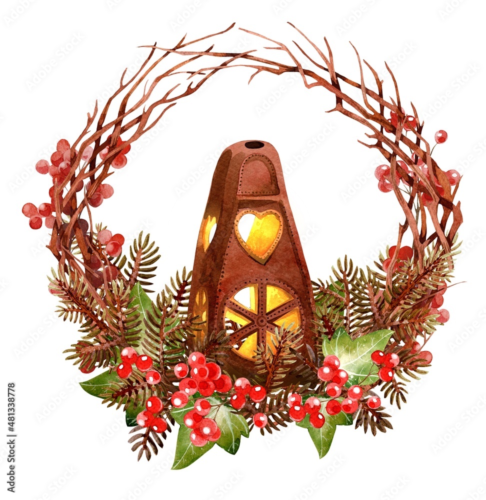 Christmas clipart, yule log clipart, yule log decoration, New Year clip ...