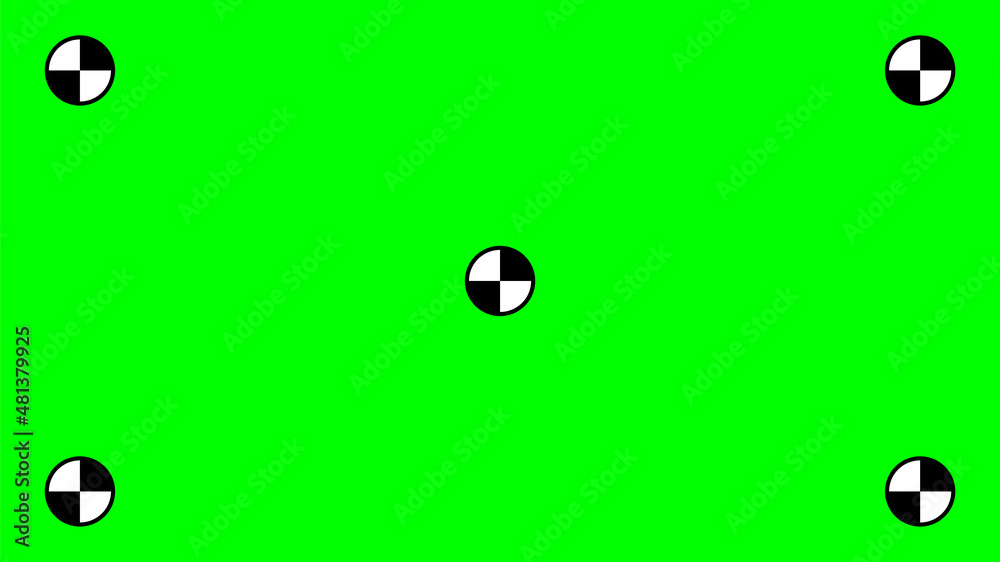 Green chromakey track point. Chromakey Background. Vector stock ...