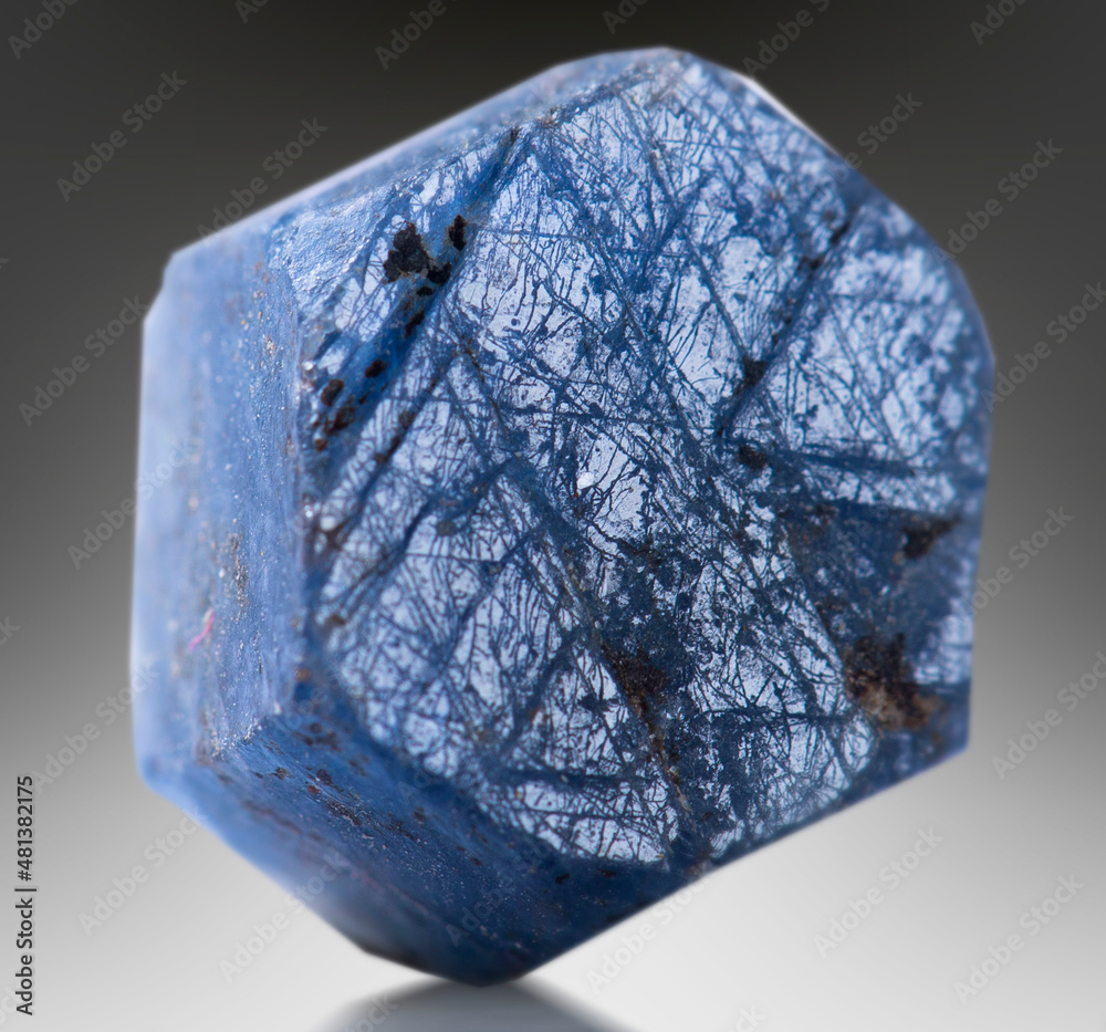 sapphire mineral specimen stone rock geology gem crystal Stock Photo ...