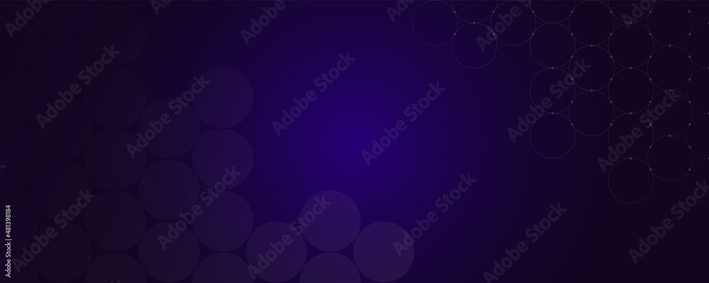 Abstract technology background and design element with circle patterns ...