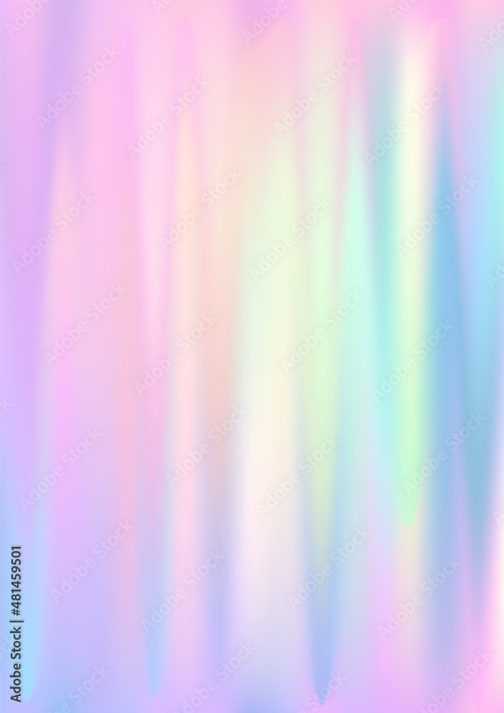 Hologram gradient background. Iridescent holo texture. Pearlescent ...