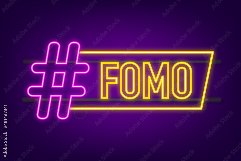 Modern fomo, great design for any purposes. Vector typography ...