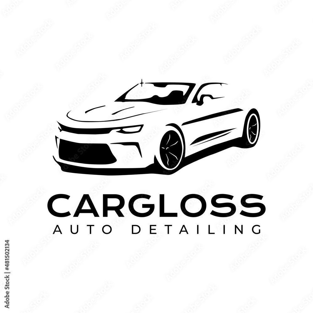 Car auto detailing salon logo Stock Vector | Adobe Stock