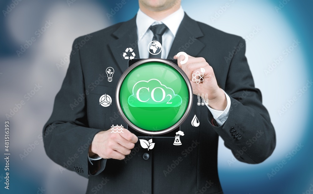 Lower CO2 emissions and reduce carbon footprint to limit global warming ...