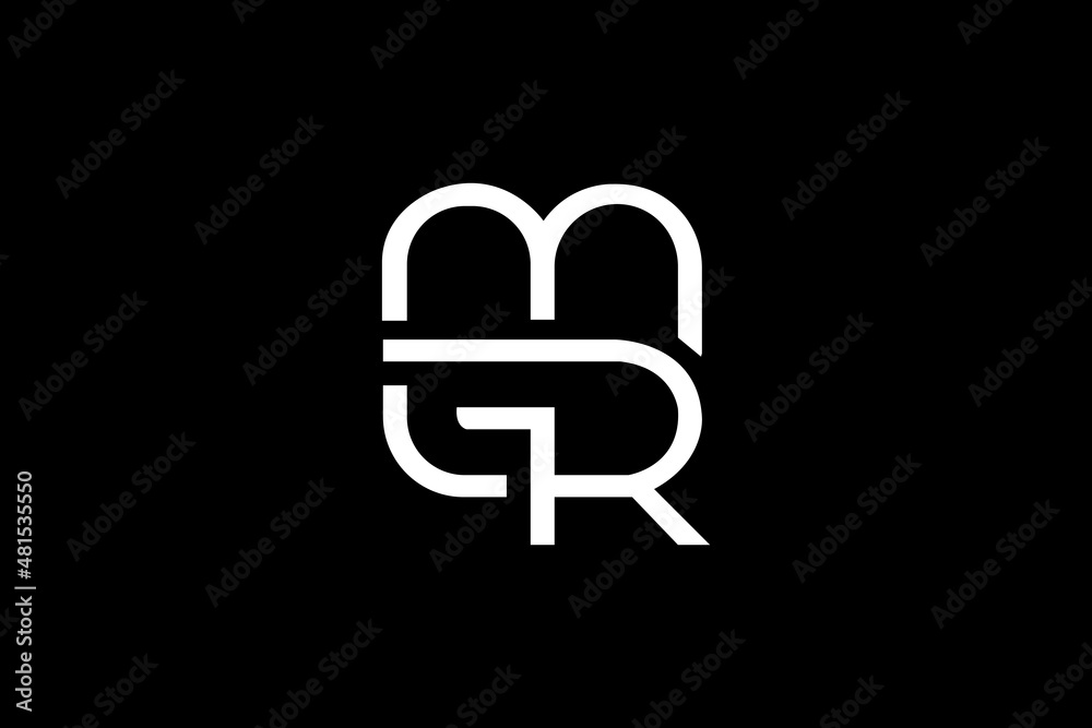 MGR Letter Logo Design. Creative Modern M G R Letters icon vector ...
