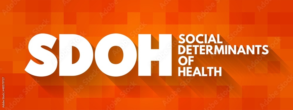 SDOH Social Determinants Of Health - economic and social conditions ...
