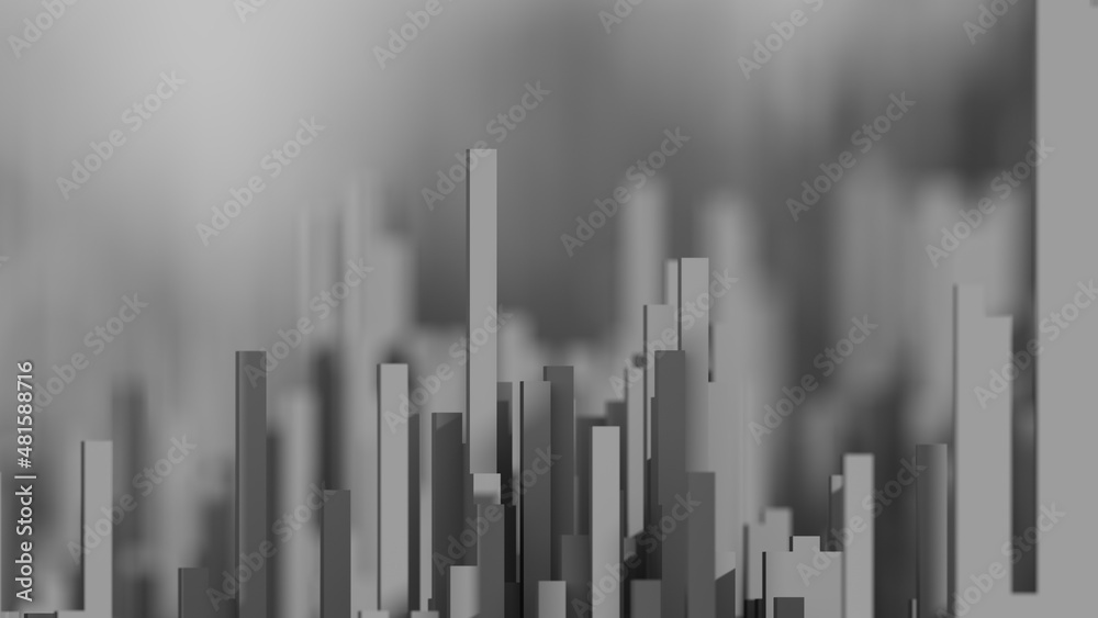 Height maps in a path tracing. Render. Stock Illustration | Adobe Stock