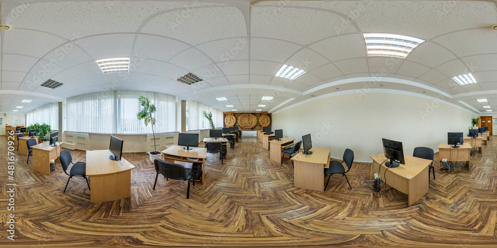 MINSK, BELARUS - JANUARY 2021: hdr 360 panorama interior modern ...