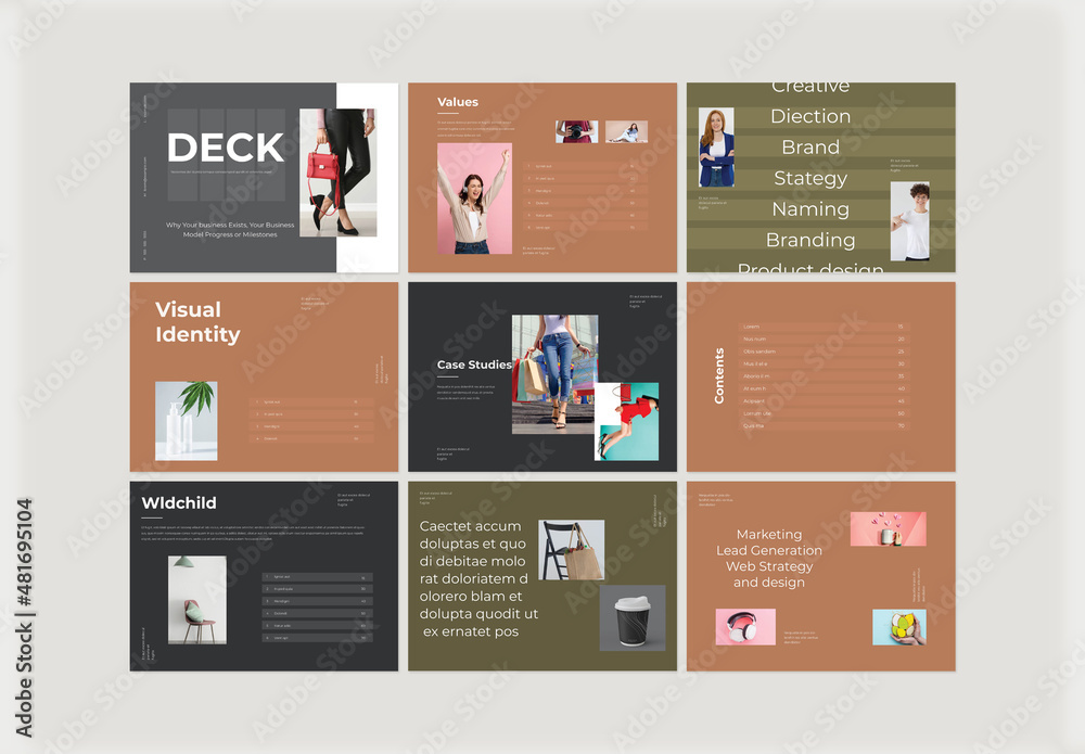 Deck Brand Guideline Stock Template | Adobe Stock