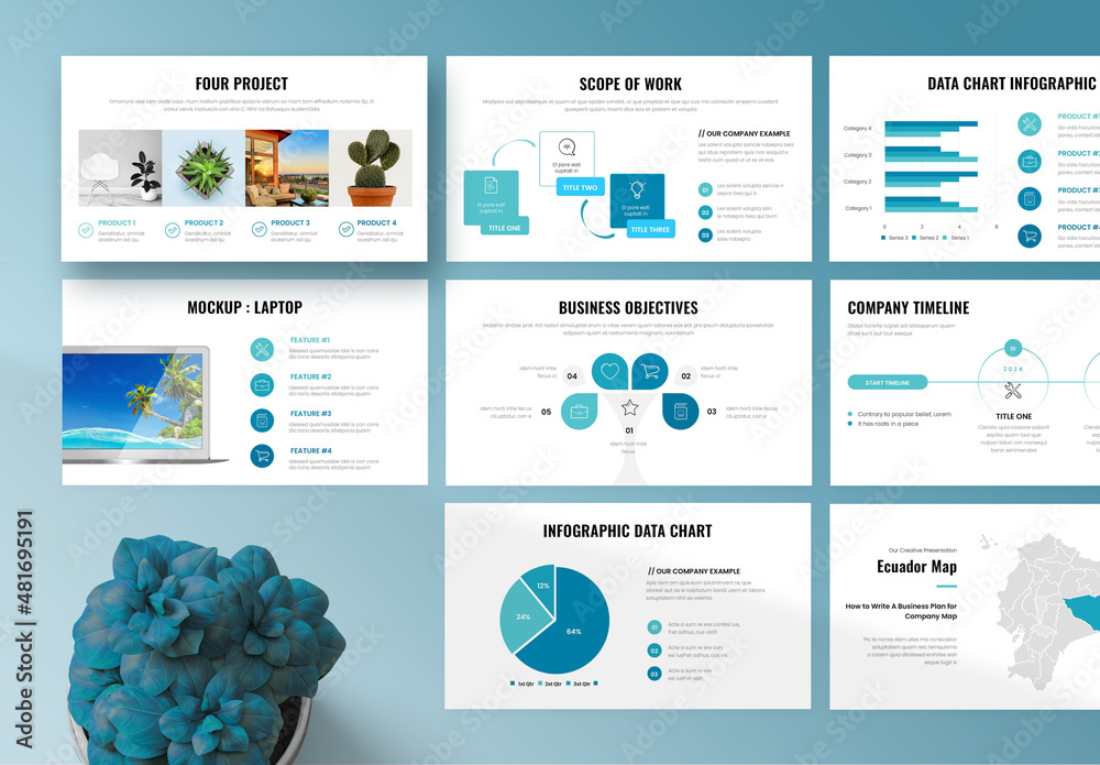Creative Infographic Presentation Stock Template | Adobe Stock
