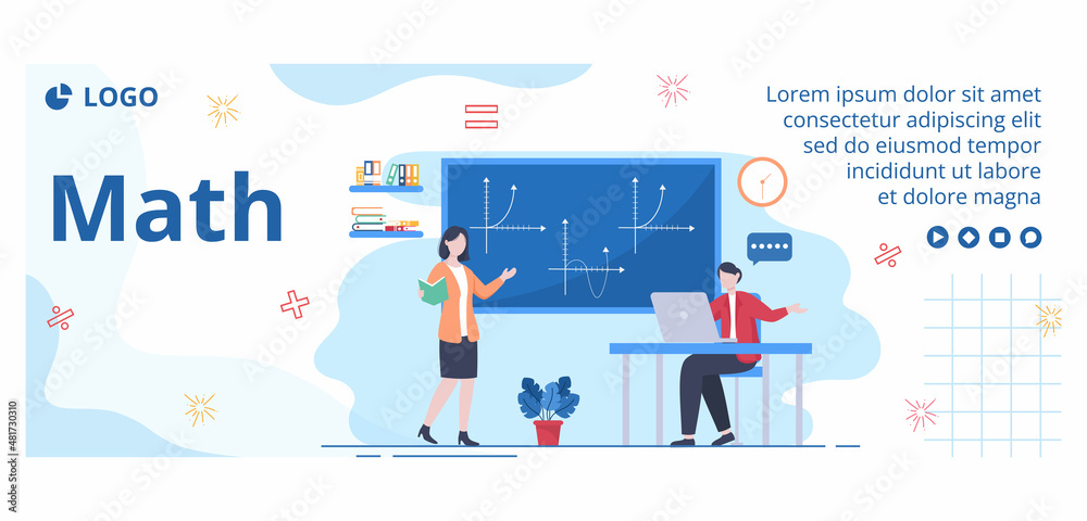 Learning Mathematics Education and Knowledge Cover Template Flat ...