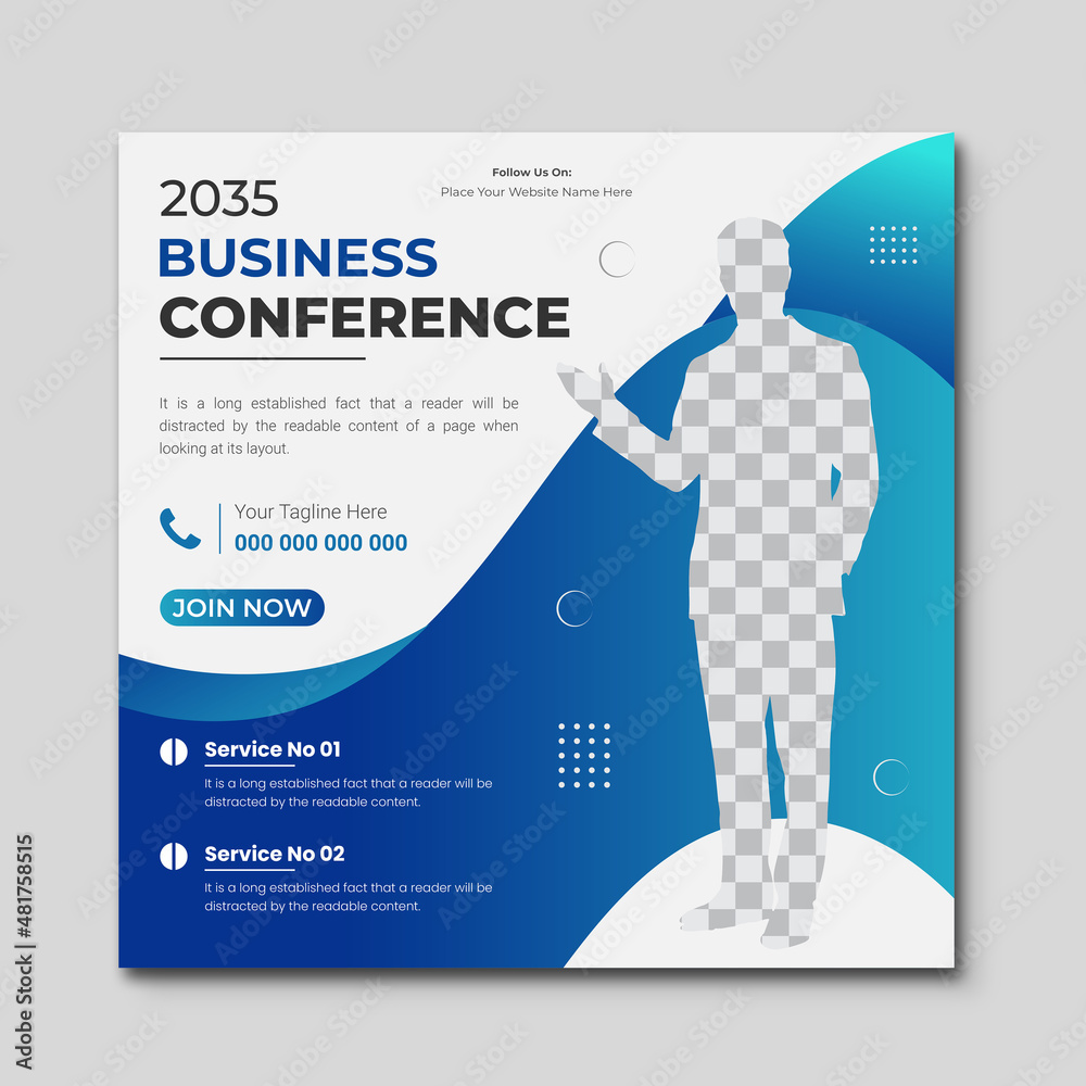 Social media post design template for Facebook and Instagram, Editable ...