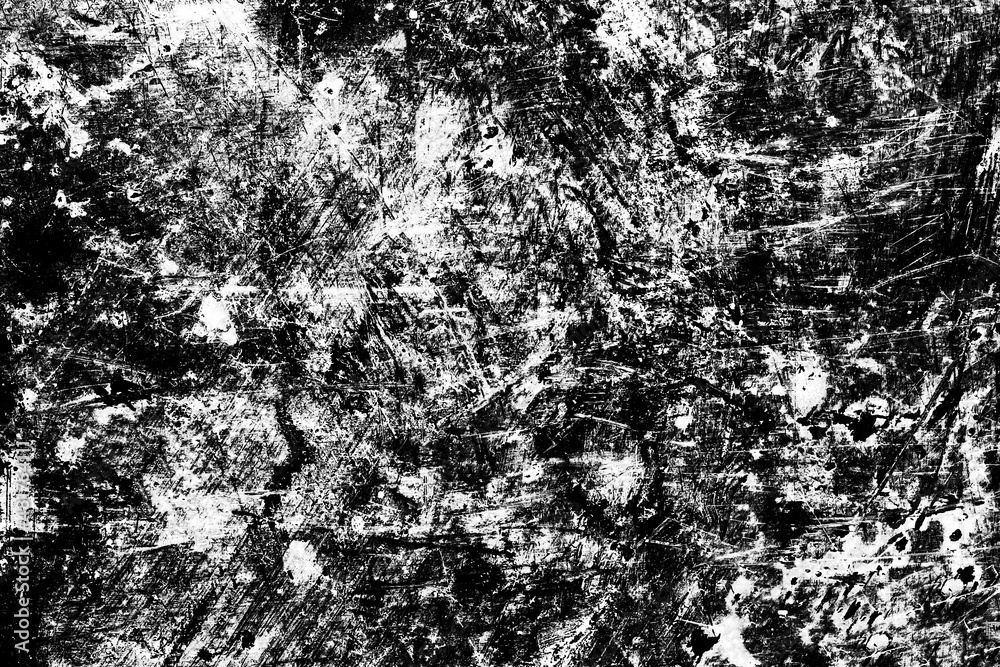 Black scratched iron surface. Metal rust texture. Grunge peeling paint ...