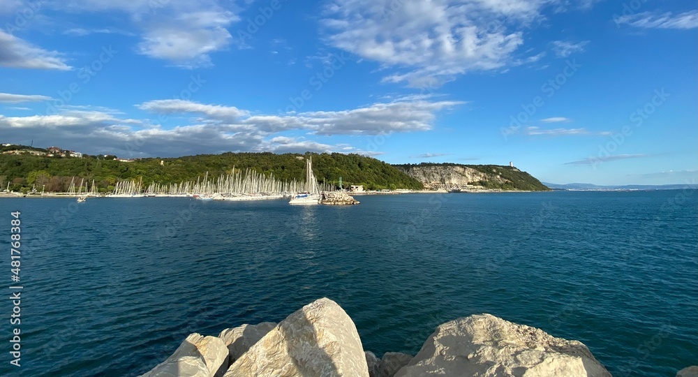 Poster Sistiana zwischen Triest Duino und Grado in Friaul-Julisch ...