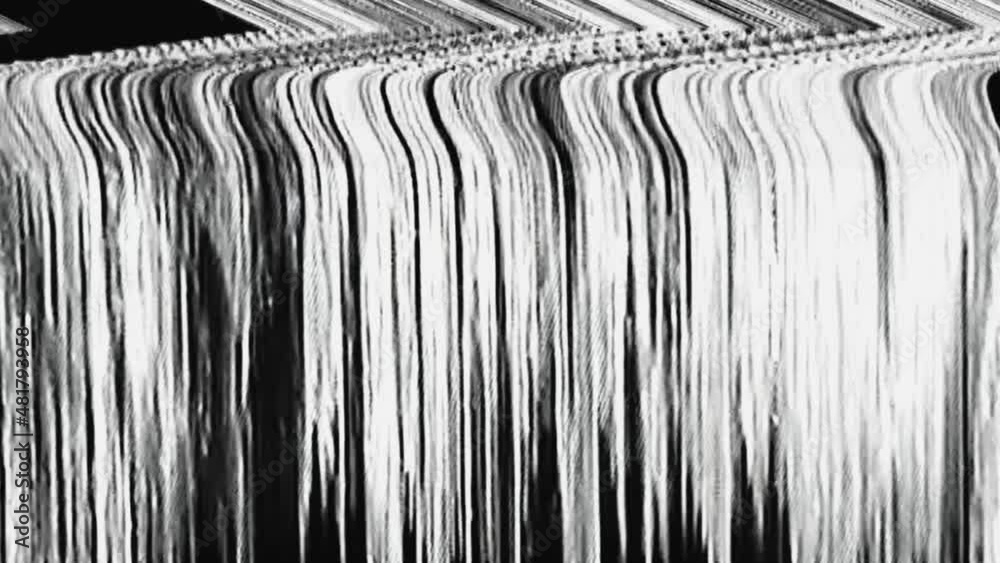 Glitch texture overlay. Static noise. Distressed VHS. Black and white ...