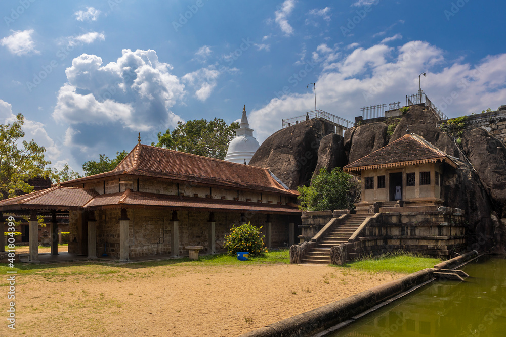 Sri Lanka. Anuradhapura. Isurumuniya Buddhist temple (Isurumuniya ...