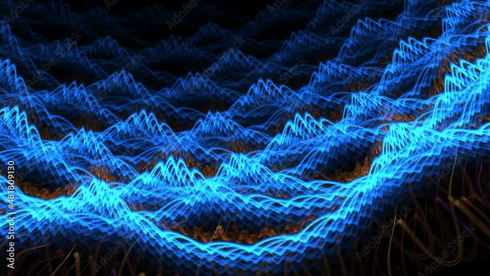 Abstract holographic gradient rainbow animation. Visual illusions ...