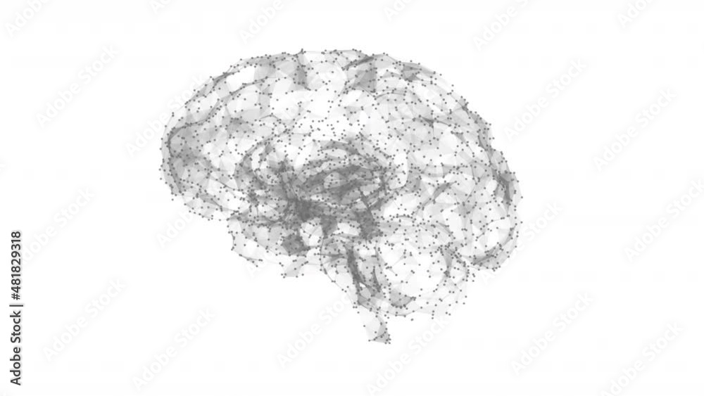 Artificial Intelligence - Building Neural Network - Net shaped brain on ...