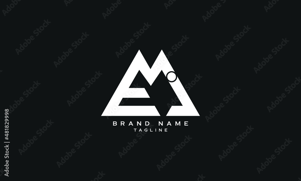 EMJ, TMJ, MEJ, MTJ, Abstract initial monogram letter alphabet logo ...