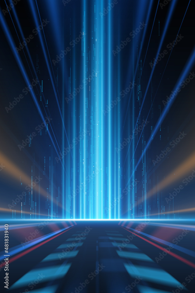 Abstract light rays effect background Stock Vector | Adobe Stock