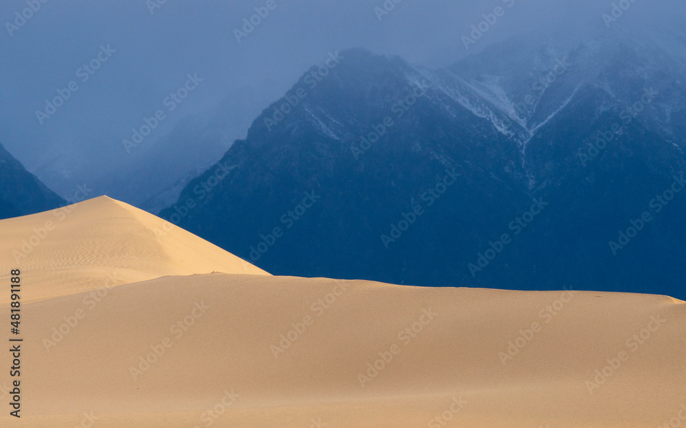 Russia, Siberia, northernmost sand desert Chara sands nature reserve ...