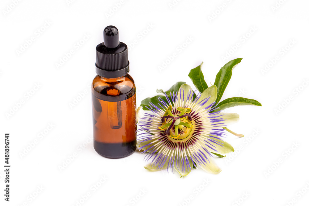 Passiflora incarnata plant and Passiflora essential oil, relaxing oil ...