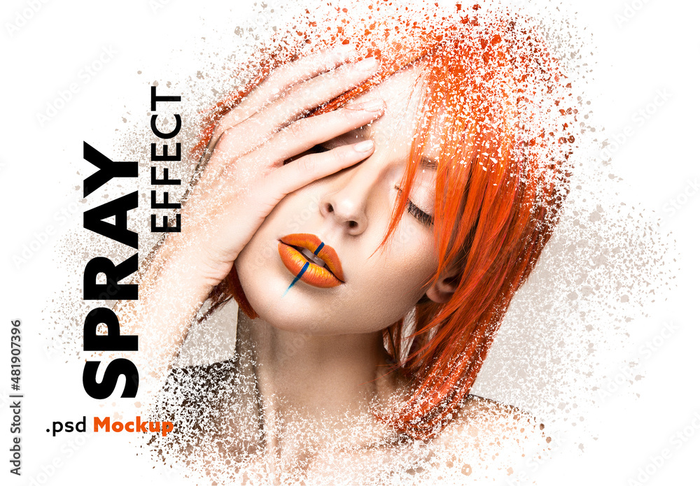 Spray Paint Effect Stock Template | Adobe Stock
