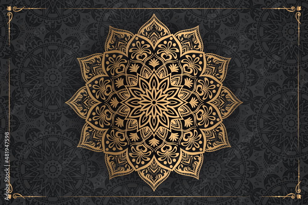 Arabesque Design Wallpaper