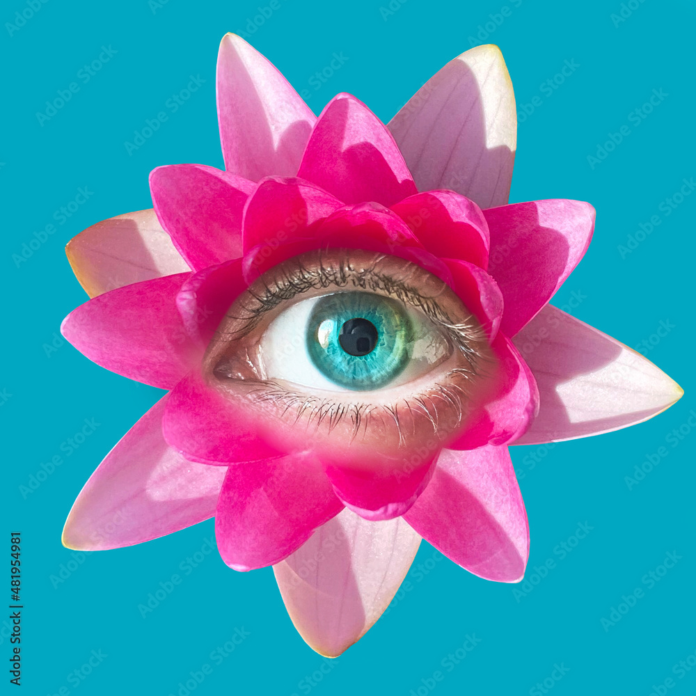 Eyeball Flower Art