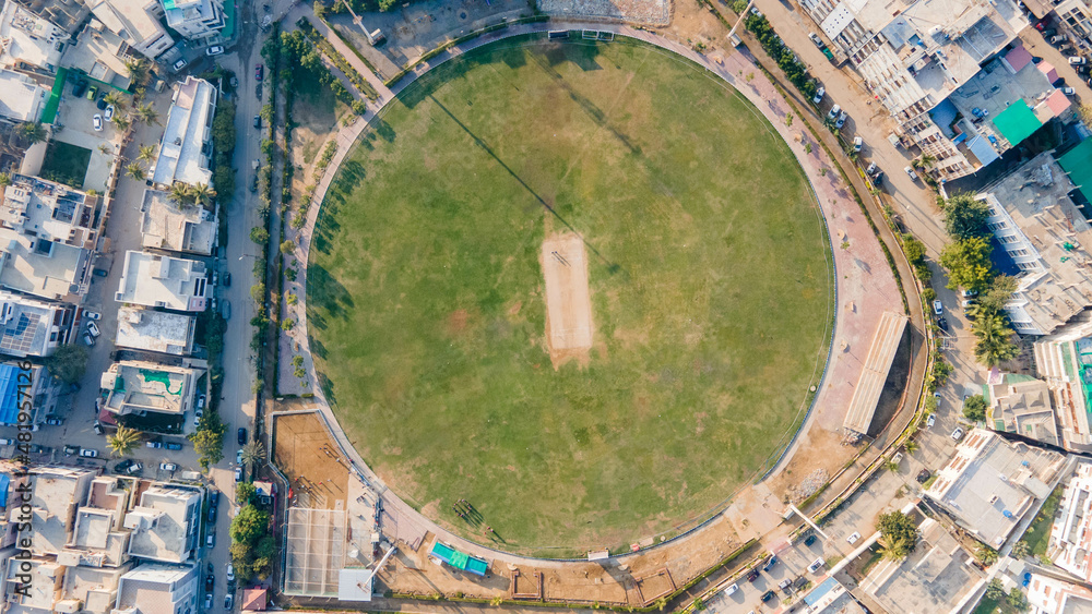 Cricket Ground Stock Photo | Adobe Stock