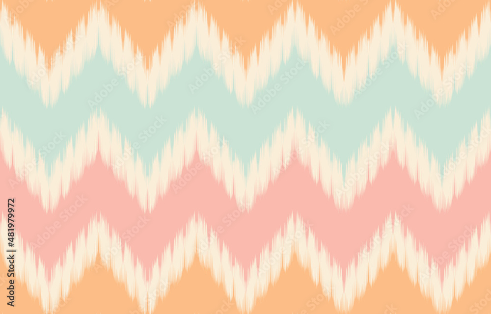 Pastel Aztec Pattern Wallpaper