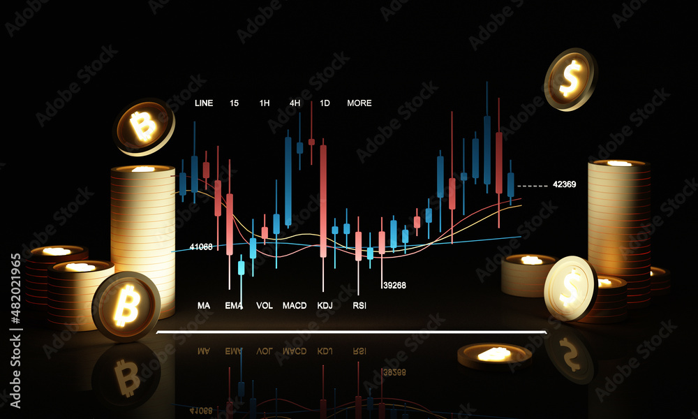 digital currency gold coins It is enclosed around a digital currency ...