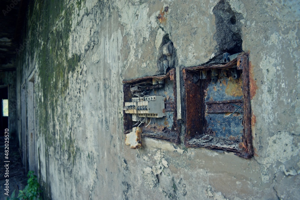 Old Electrical Panel Stock Photo | Adobe Stock