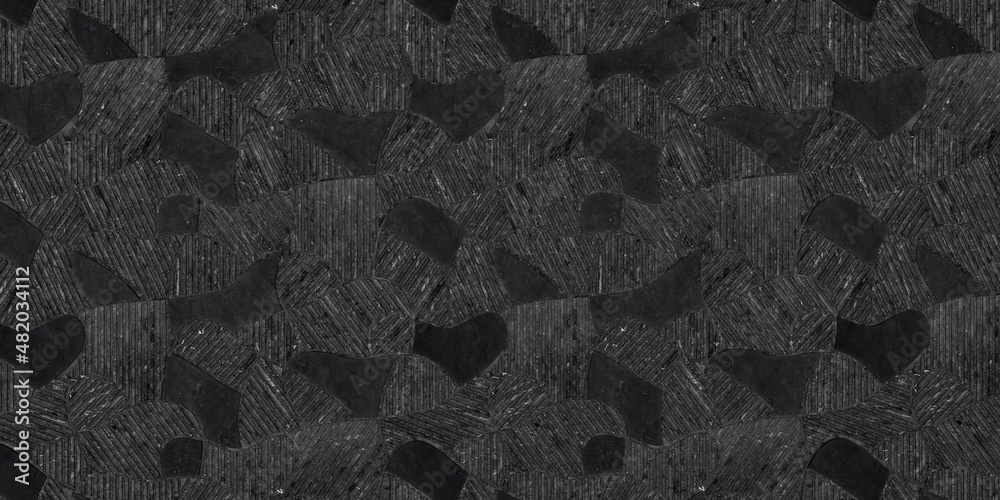 horizontal black stone tile texture for pattern and background Stock ...