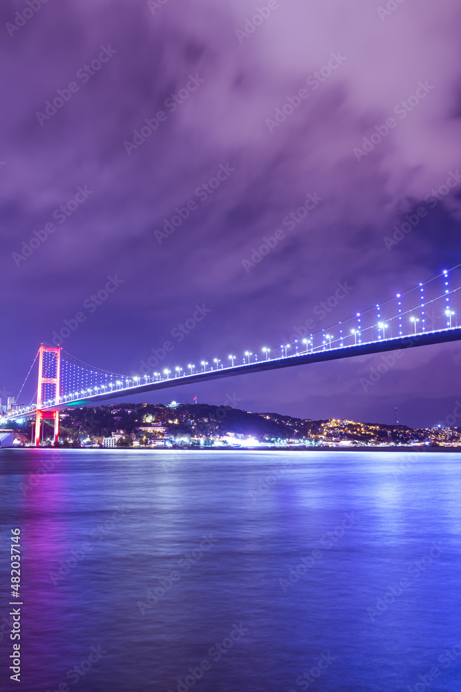Vertical shoot of 15 July Martyrs Bridge (15 Temmuz Sehitler Koprusu ...