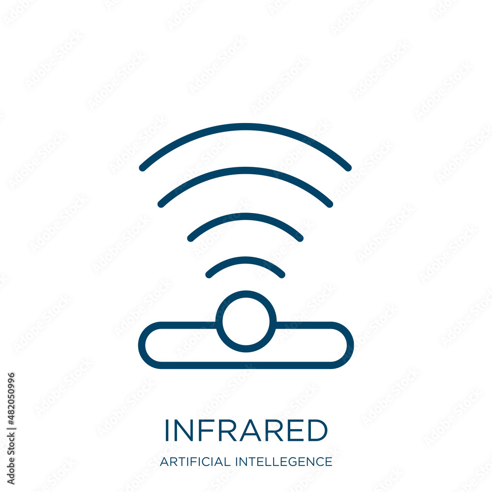 infrared icon from artificial intellegence and future technology ...