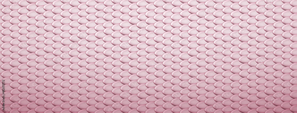 Abstract background of snake, dragon or fish scales in pink colors ...